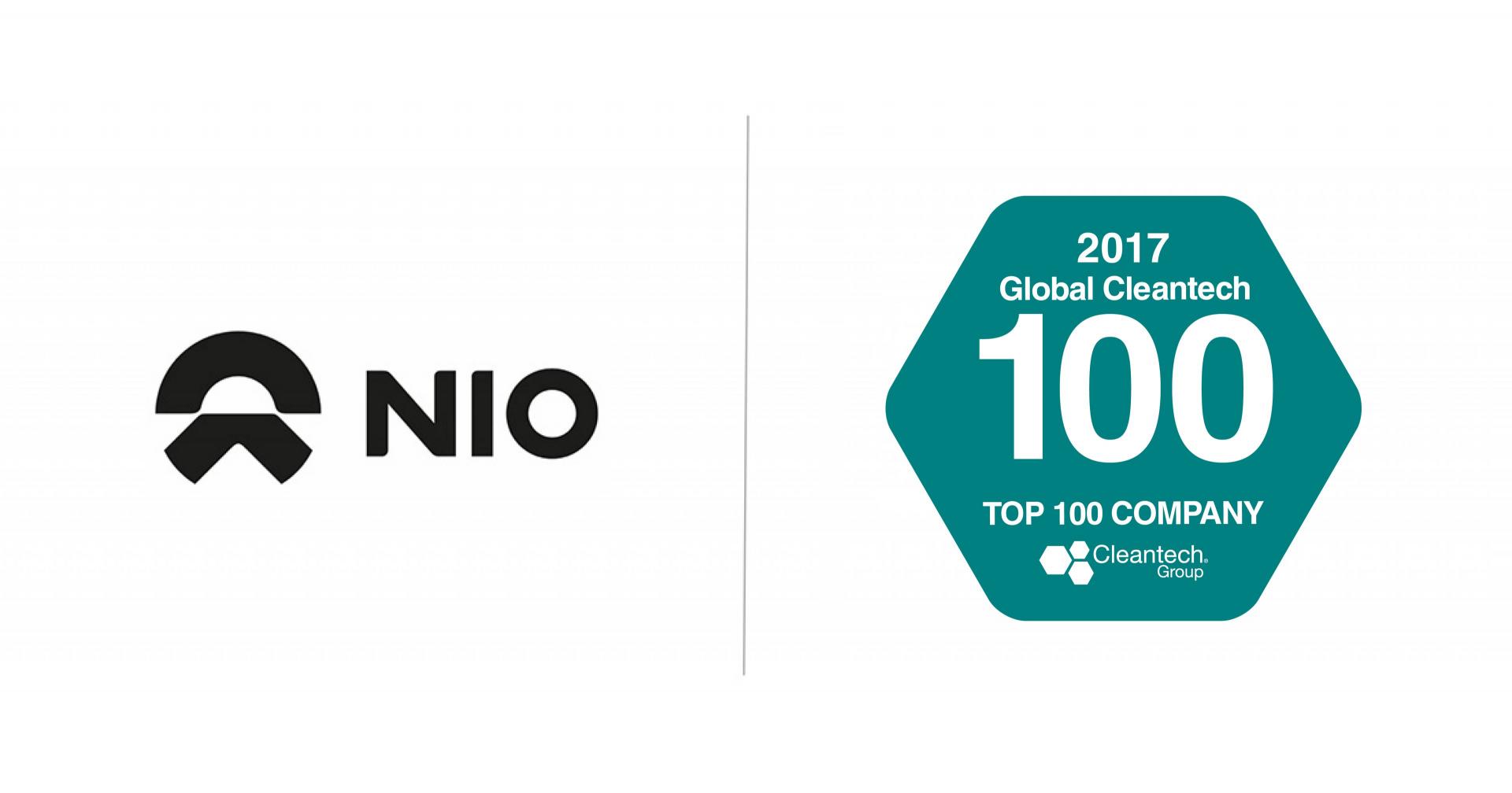 NIO is Named in the 2017 Global Cleantech 100 | NIO