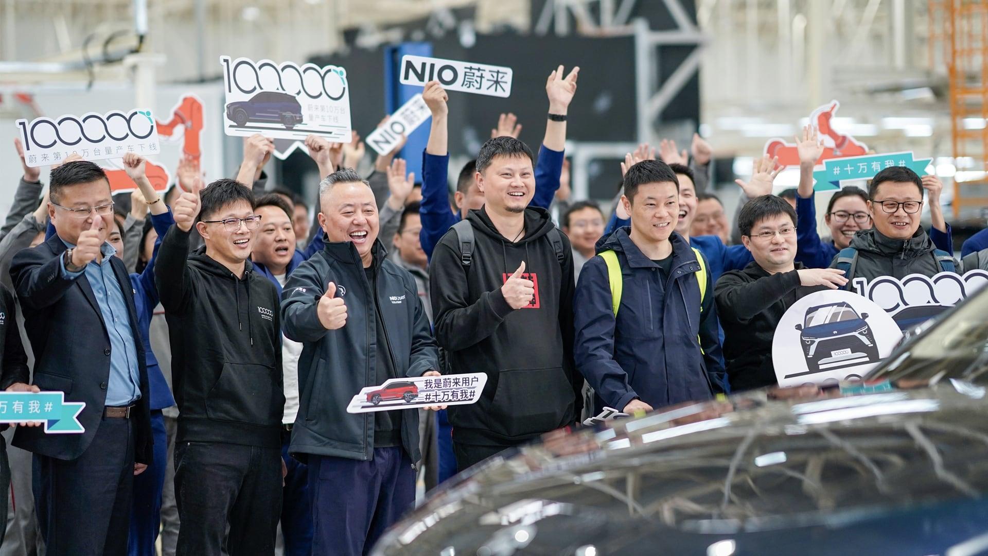 100,000th NIO Vehicle Rolls off the Production Line